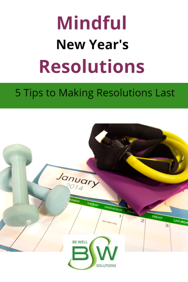 Mindful New Year's Resolutions - Be Well Solutions